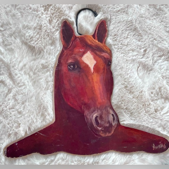 Annie | Accents | 9s Horse Head Hanger Signed Annie Collectible Prop ...